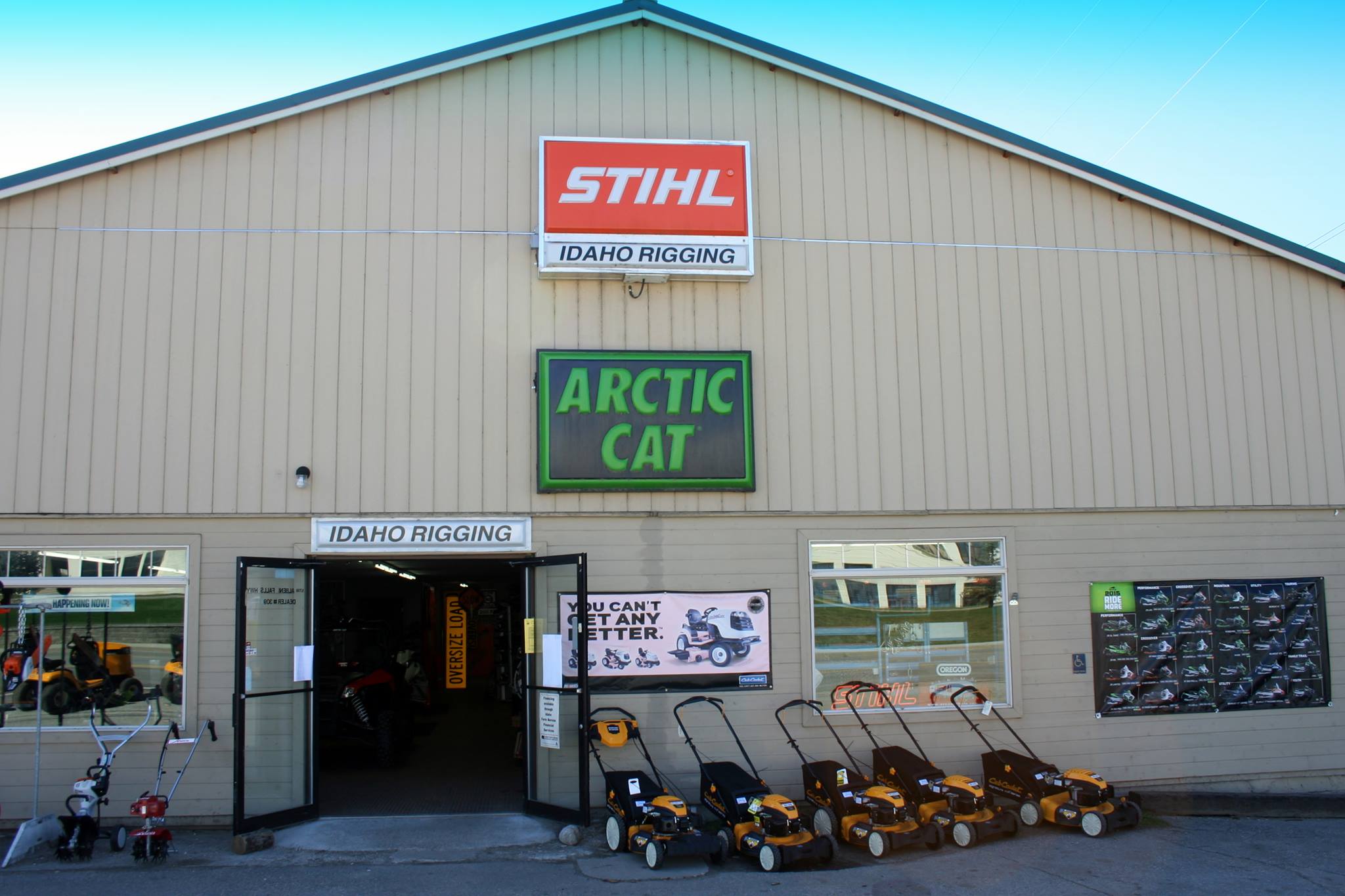 Idaho Rigging - Priest River - Joy of Mowing (208) 448-1414